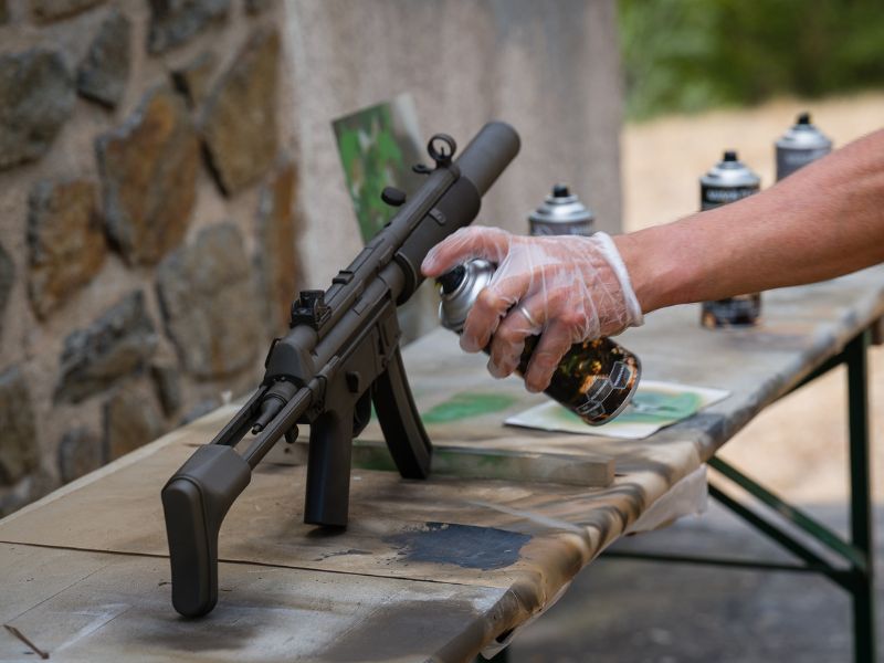 Instructions for use of Mim & Tech temporary camouflage sprays