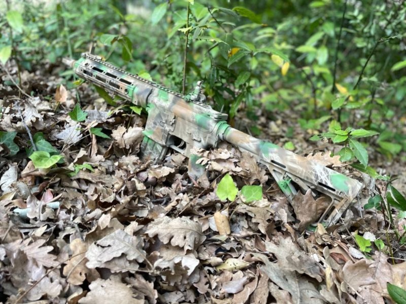 Instructions for use of Mim & Tech temporary camouflage sprays